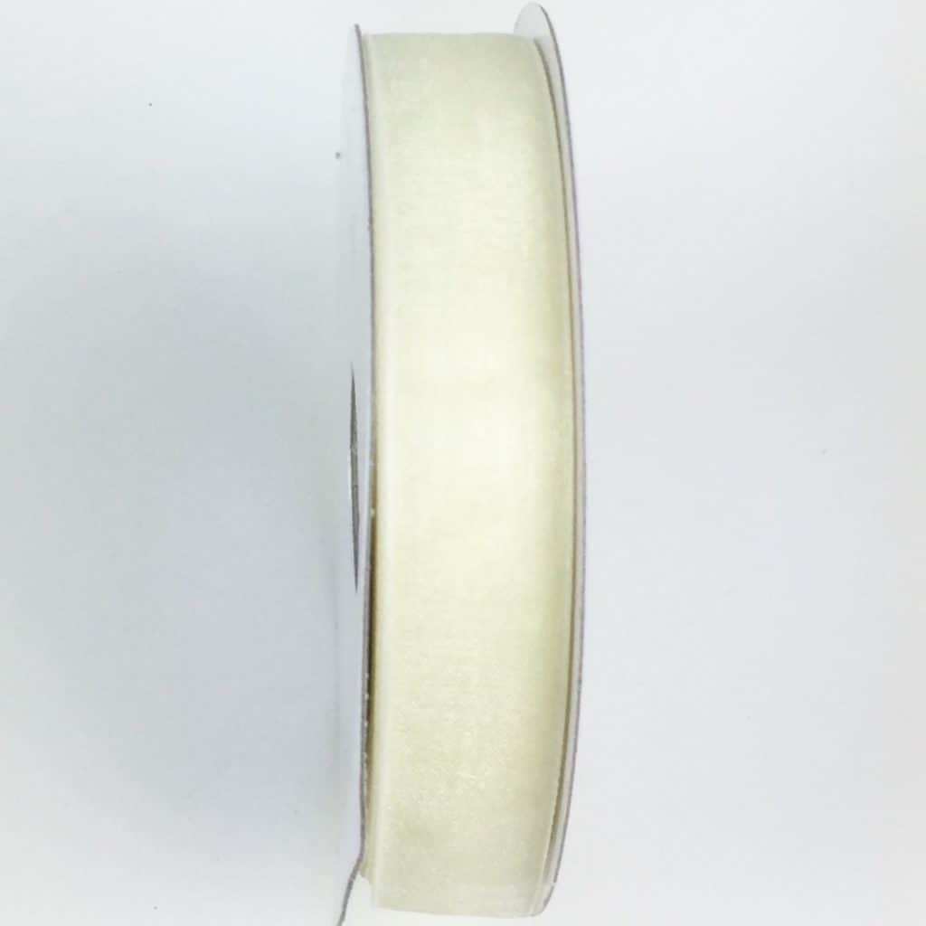 #3 Sheer Ribbon - Cream - Wholesale Bulk Flowers - Cascade Floral